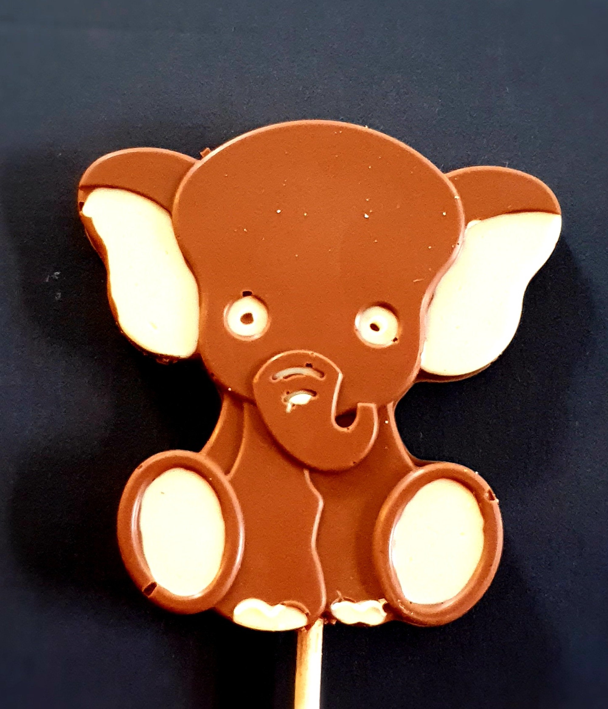 Chocolate Elephant lollipop gift | Etsy