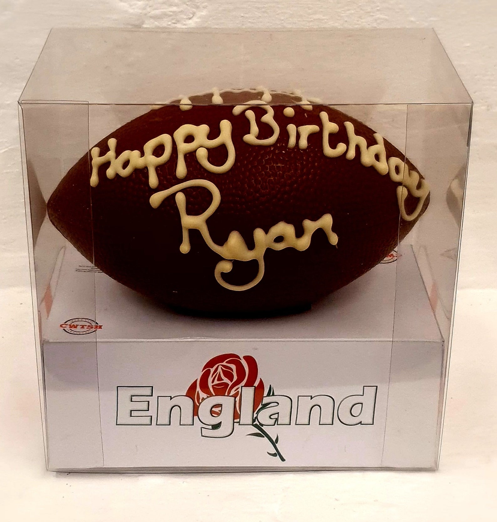 Chocolate Rugby Ball | Etsy UK