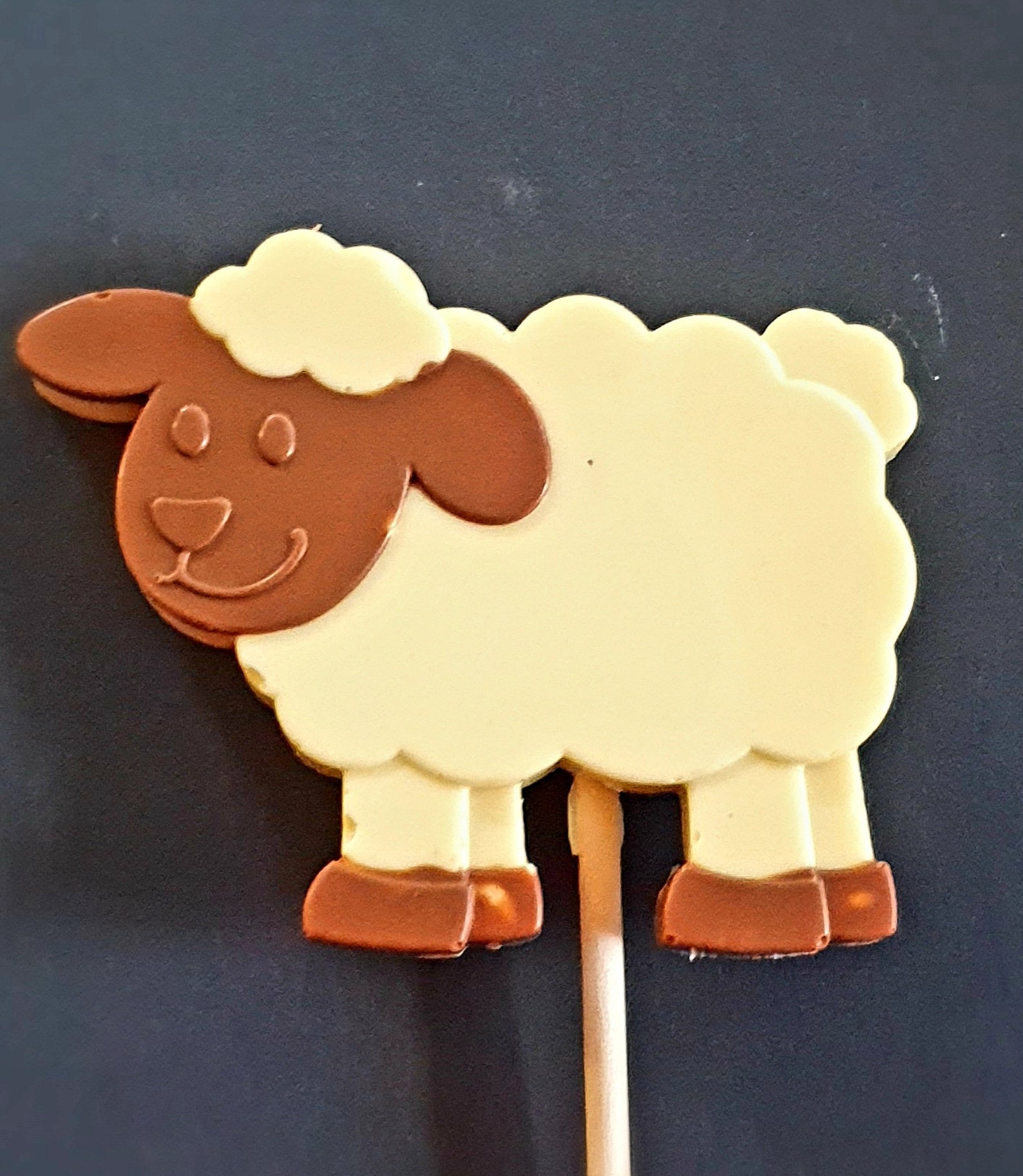Chocolate Sheep lollipop gift wales welsh farm | Etsy