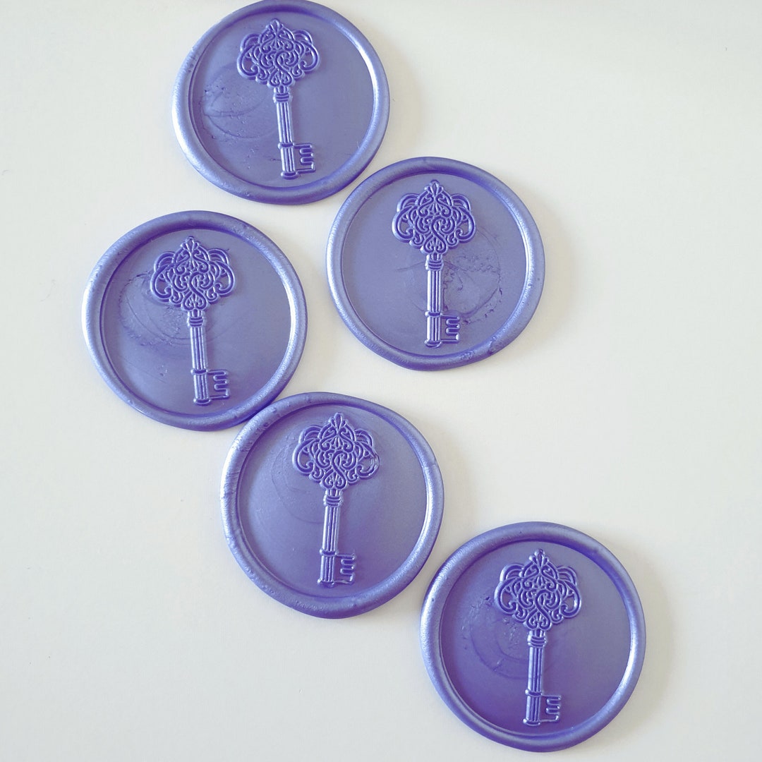 Key Wax Seals: Handmade Self Adhesive Stickers for Invitations - Etsy