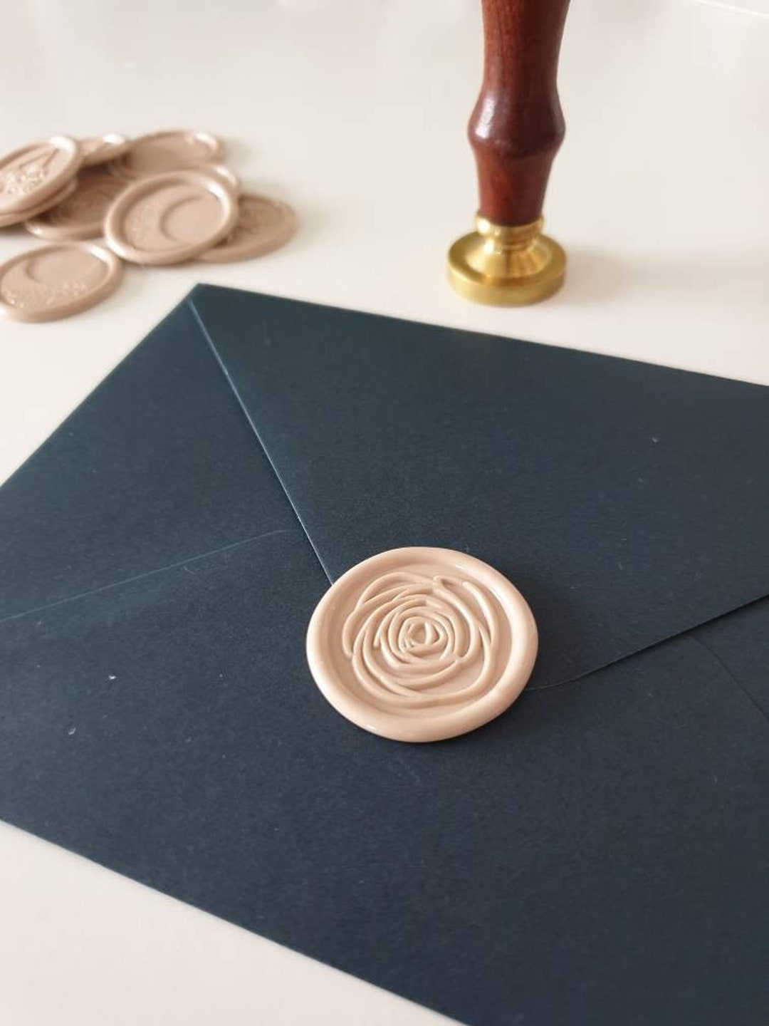 Peony Wax Seals Envelope Seals Wedding Invitation Wax - Etsy Sweden