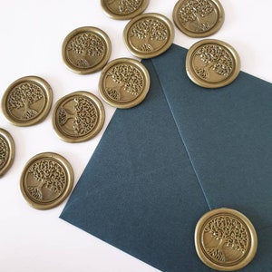 Tree of Life Wax Seal- Tree Wax Seal - Self Adhesive Wax Seals- Peel ...