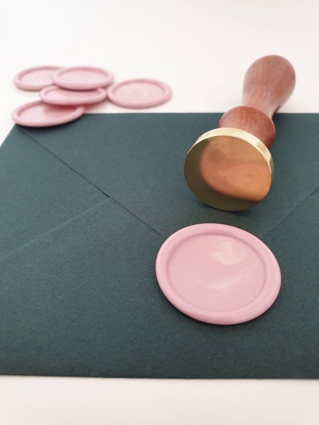 Blank Wax Stamp 25mm Round Wax Sealing Stamp - Etsy