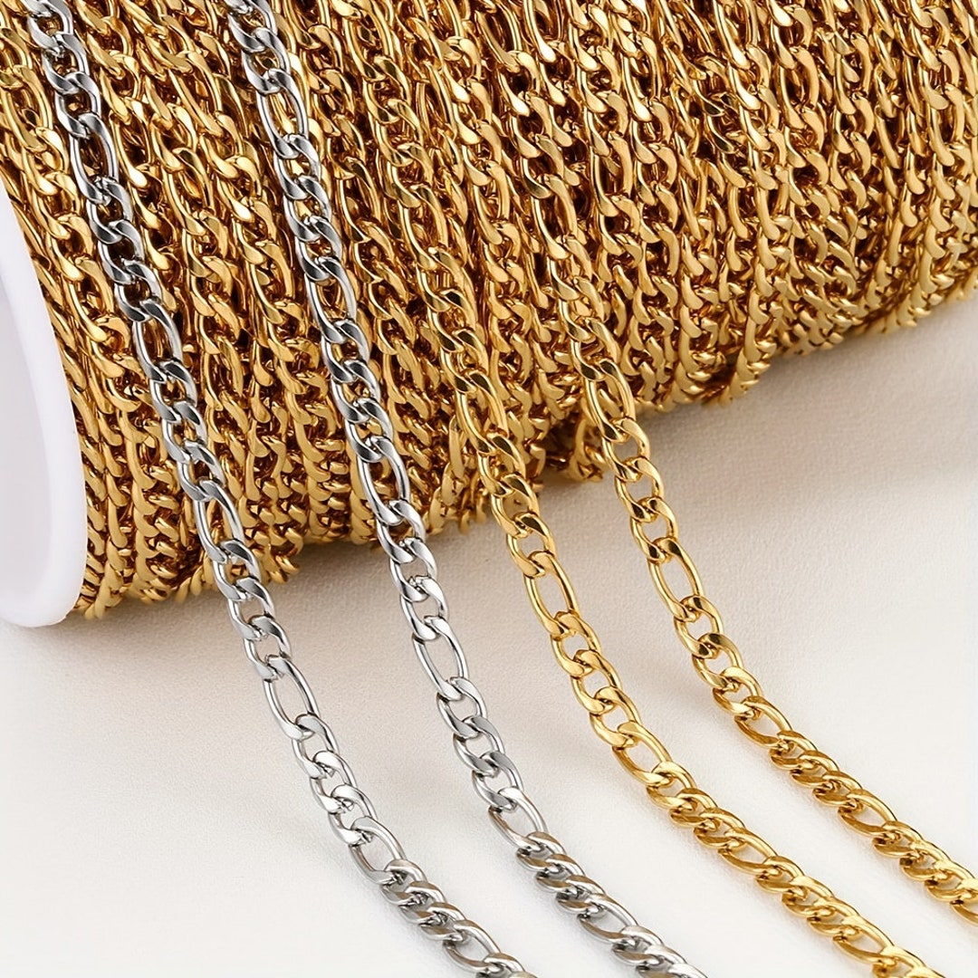 2M 78.6in Stainless Steel Chain High Quality 3:1 Grinding Edge Chain ...