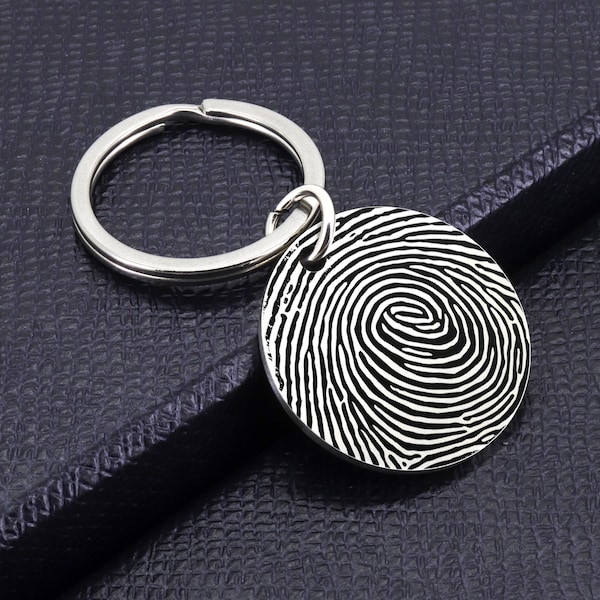 Fingerprint Memorial Jewelry - Etsy