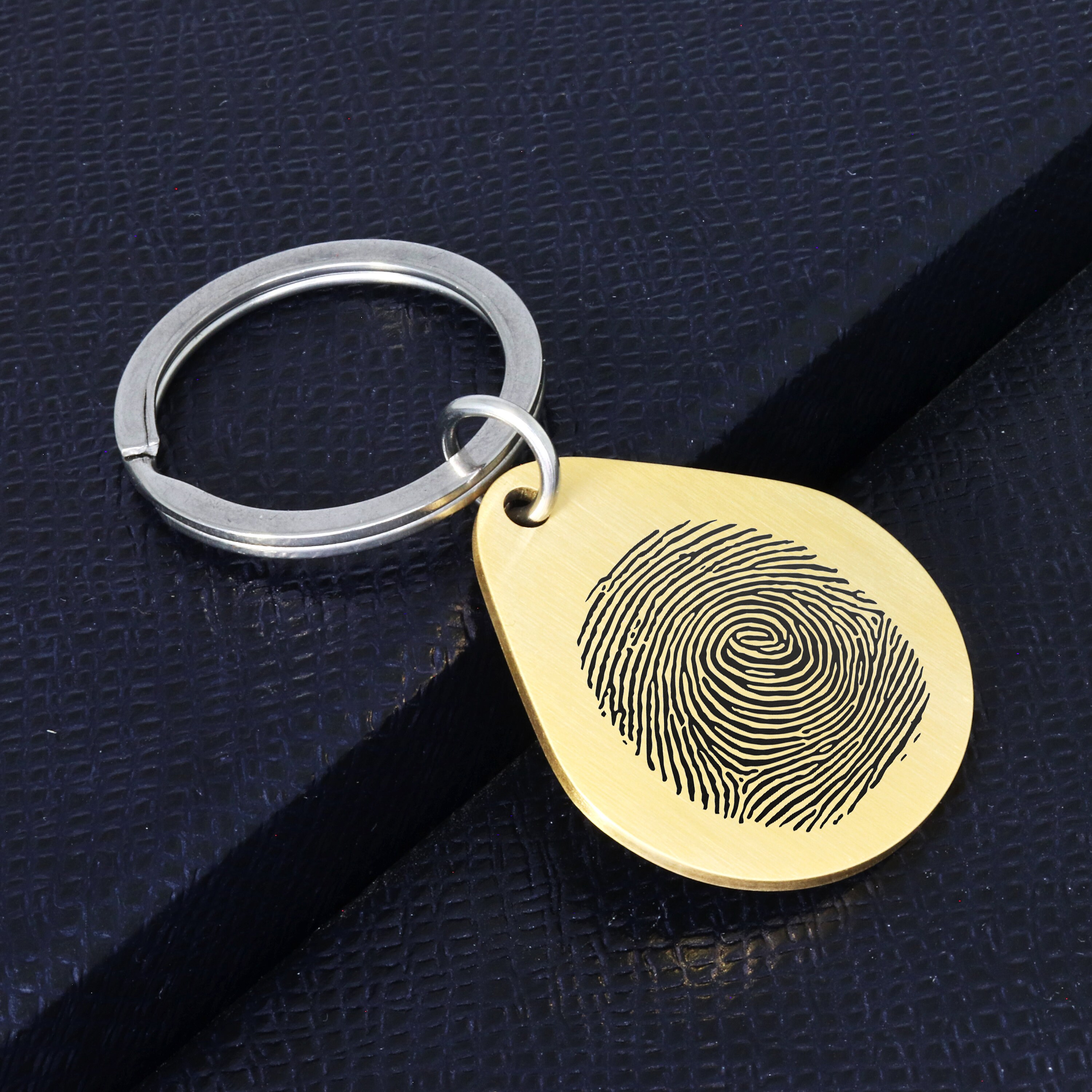 Custom Fingerprint Keychain Personalized Fingerprint - Etsy.de