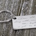 Actual Handwriting Keychain Customized Keychain Signature - Etsy
