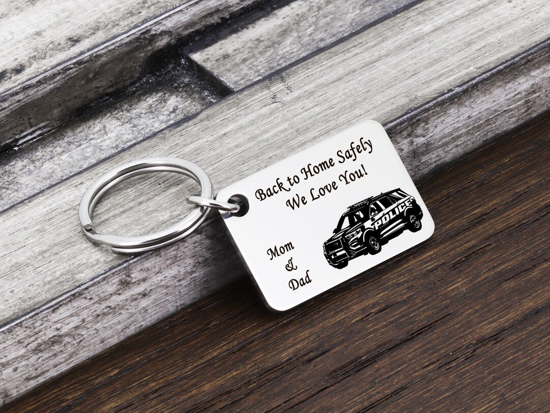 Be Safe Keychain, Essential Worker Gift, Be Safe Dad, Personalized Be ...