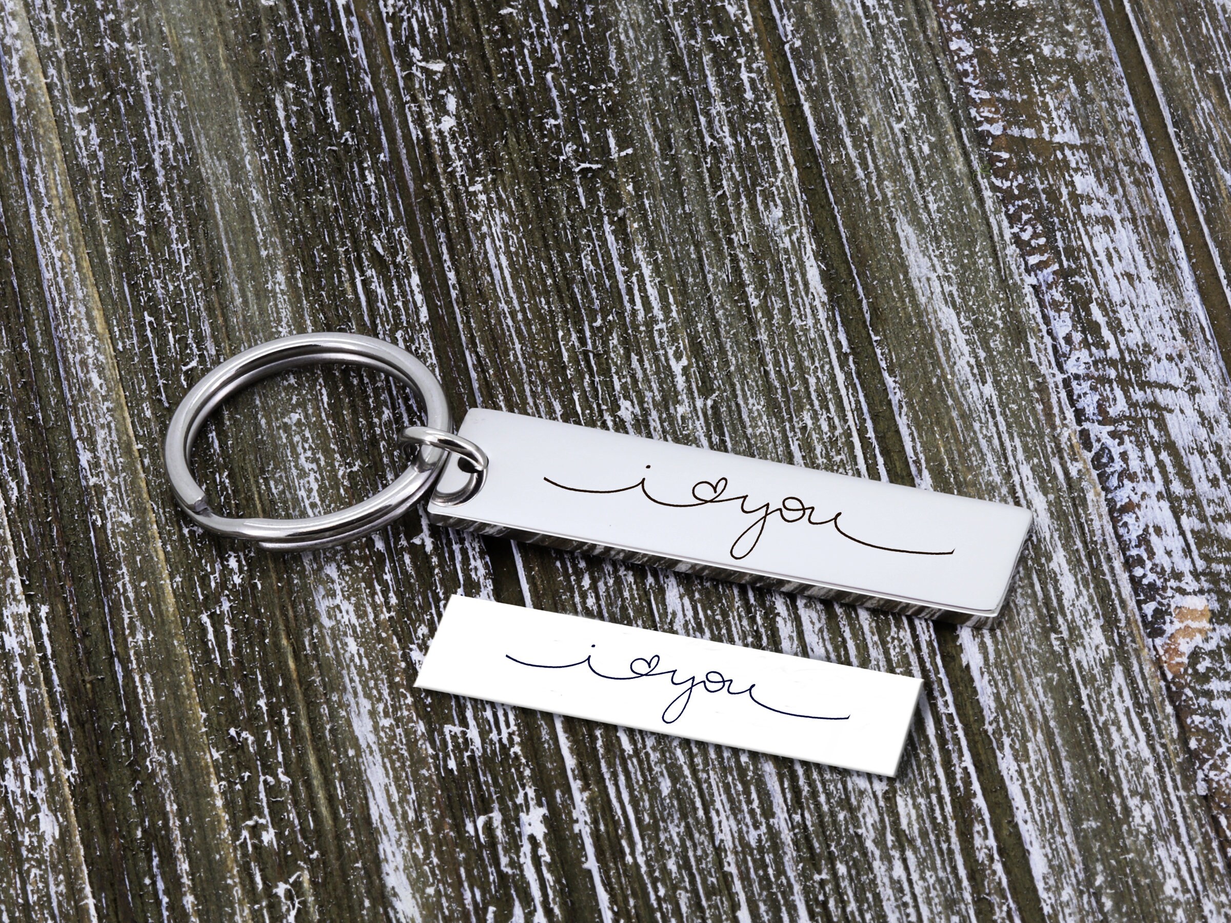 Handwriting Keychain Customized Keychain Signature Keychain | Etsy