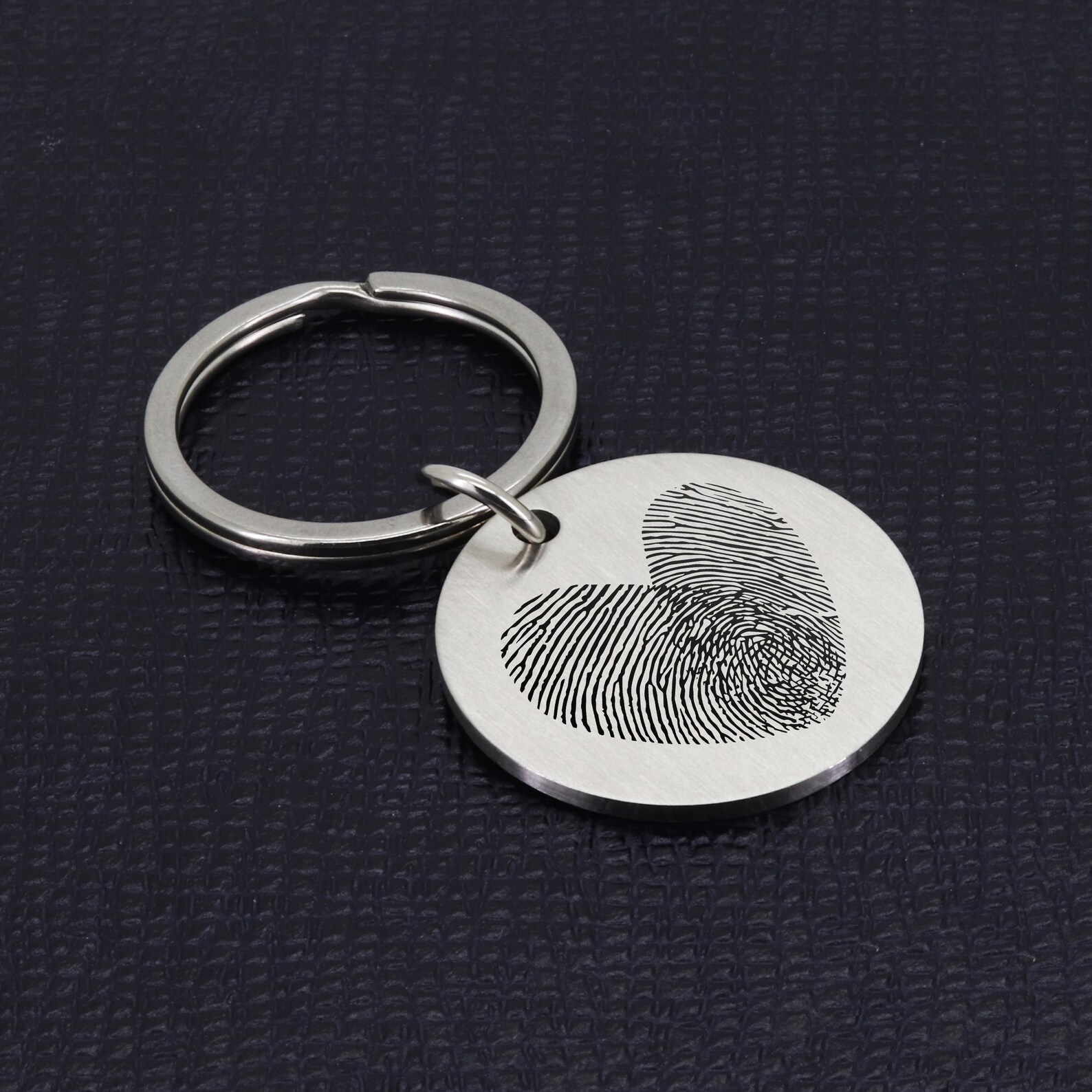Actual Fingerprint Keychain, Custom Fingerprint Keychain, Personalized ...