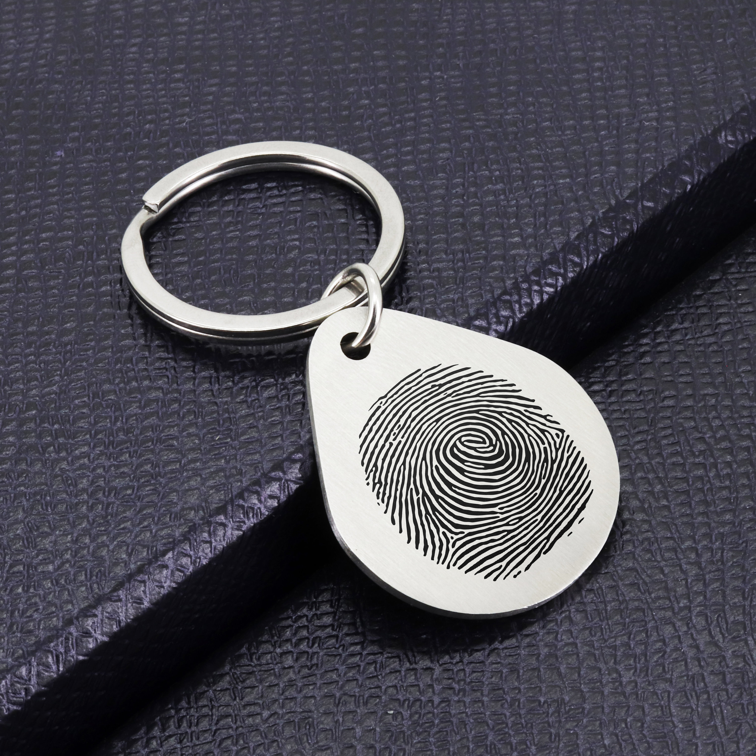Custom Fingerprint Keychain Personalized Fingerprint - Etsy.de
