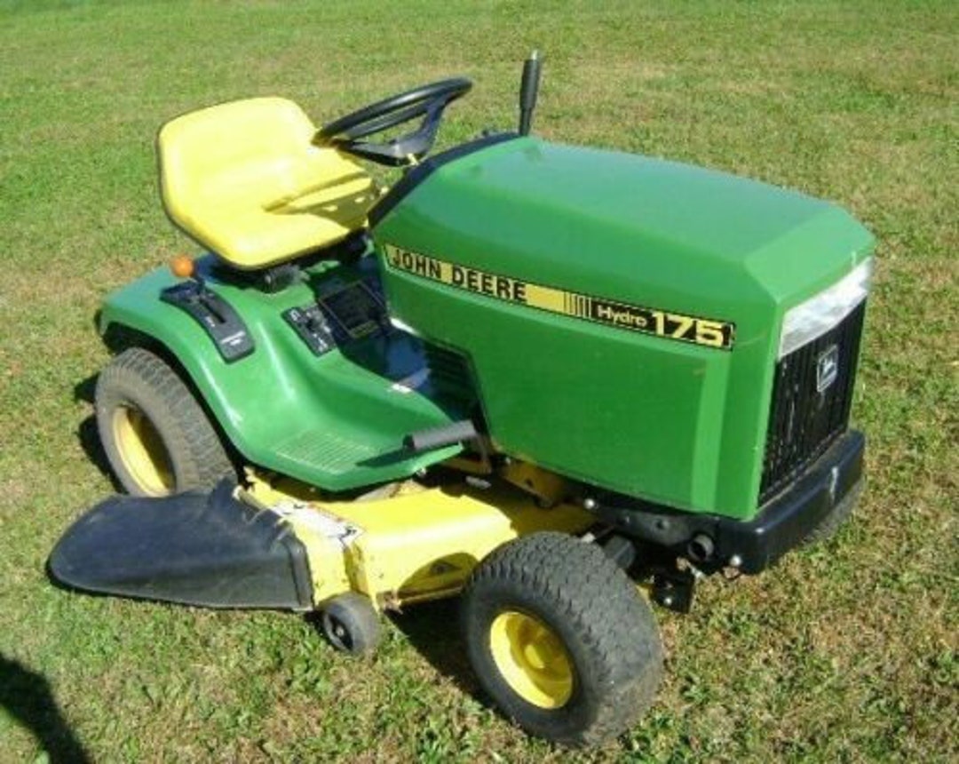 John Deere 130, 160, 165, 175, 180, 185 Lawn Tractors Service Manual ...