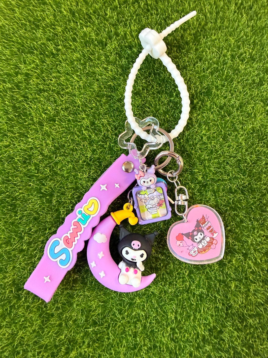 Moon Girl Key Chain - Etsy