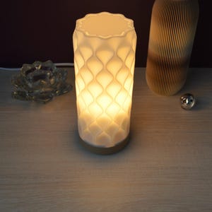 Minimalist Table Lamp, Modern Lamp With Smart Lighting, Stylized 3D ...