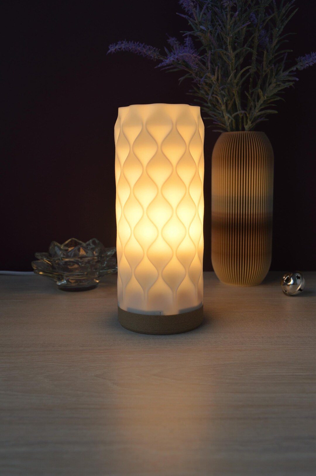 Minimalist Table Lamp, Modern Lamp With Smart Lighting, Stylized 3D ...