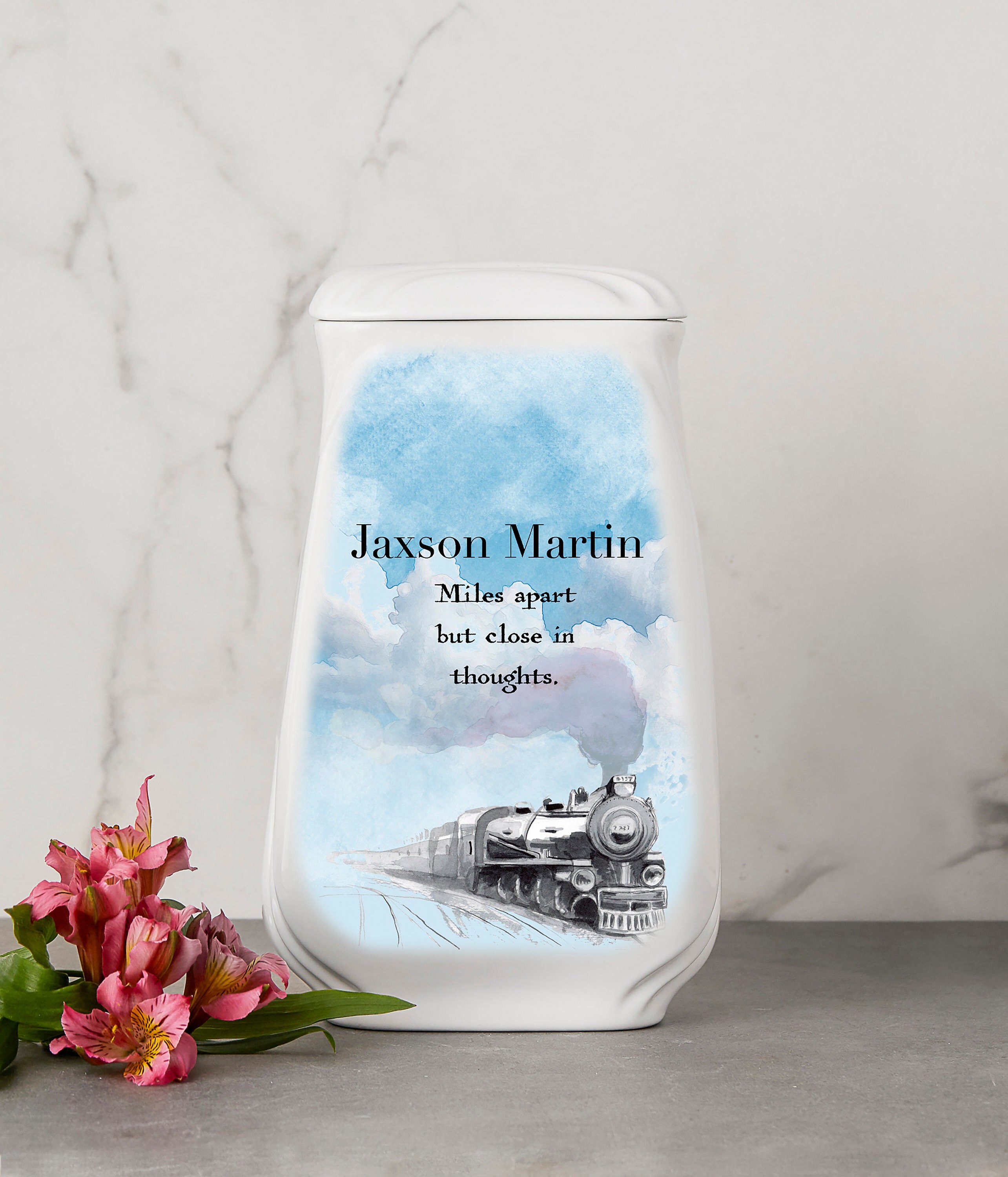 Human Urn With Train Train Urn Personalized Urn for - Etsy Canada