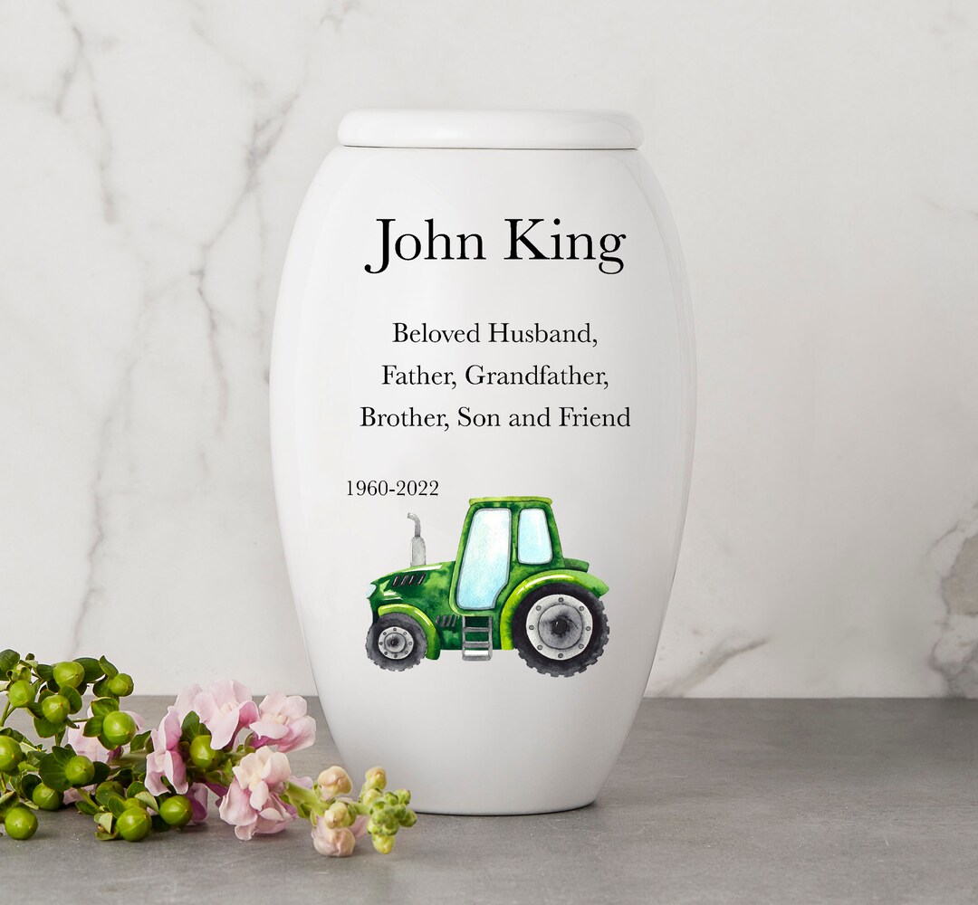Tractor Themed Human Urn Personalized Human Urn - Etsy