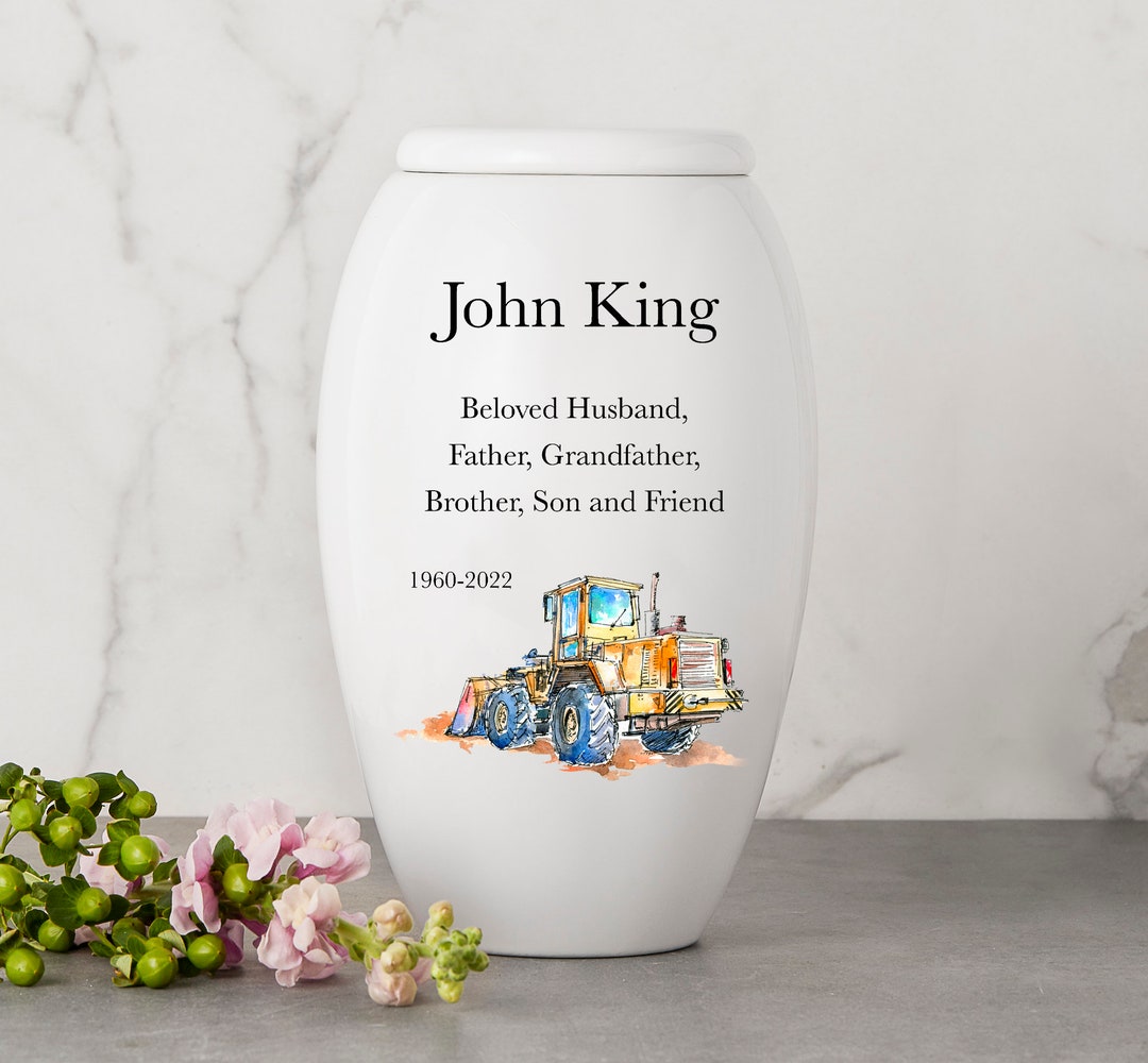 Tractor Themed Human Urn Personalized Human Urn - Etsy