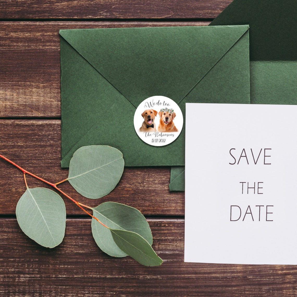 I Do Too We Do Too Pets in Wedding Pet Sticker Dog to - Etsy