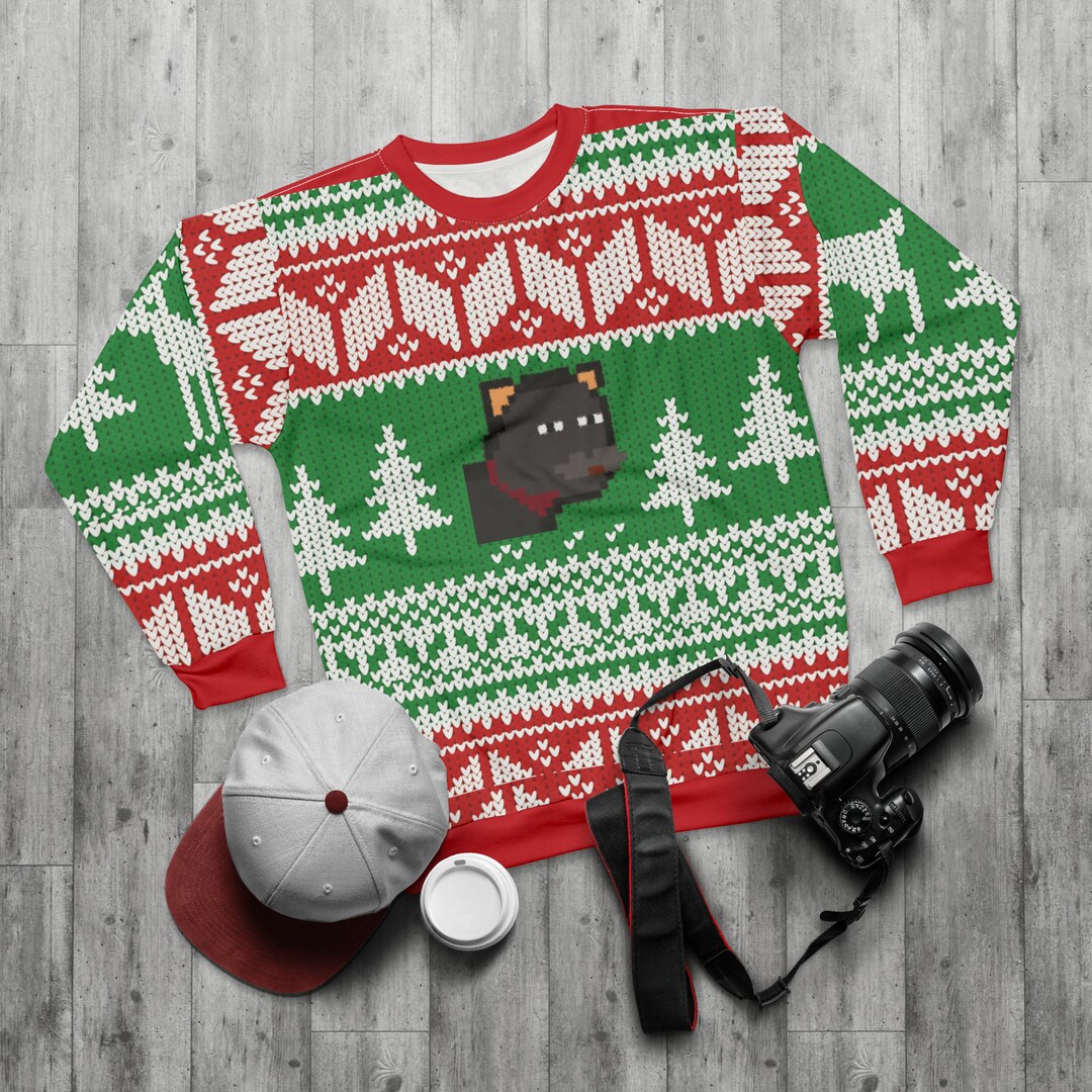 Old School Runescape Themed Ugly Christmas Sweater Featuring - Etsy