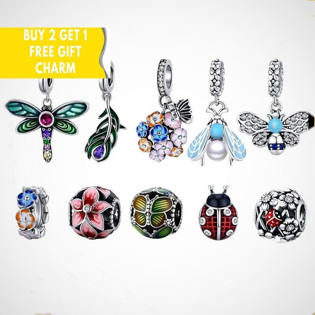 Lady Bug Charms Little Insect Charms Ladybird Charms Lady - Etsy