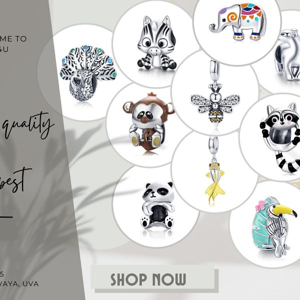 Animal Charms - Etsy