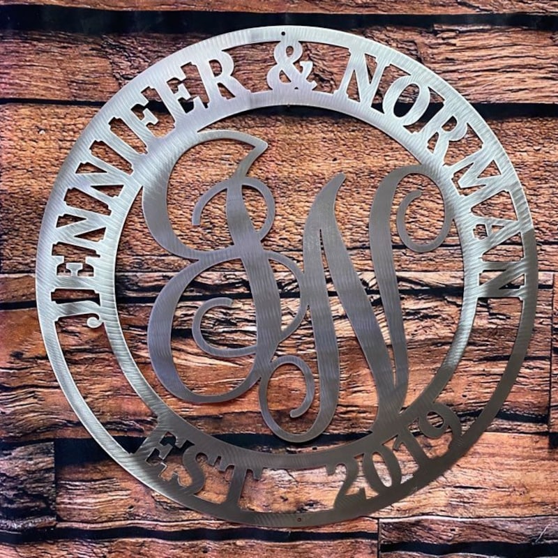 2 Letter Monogram - Etsy