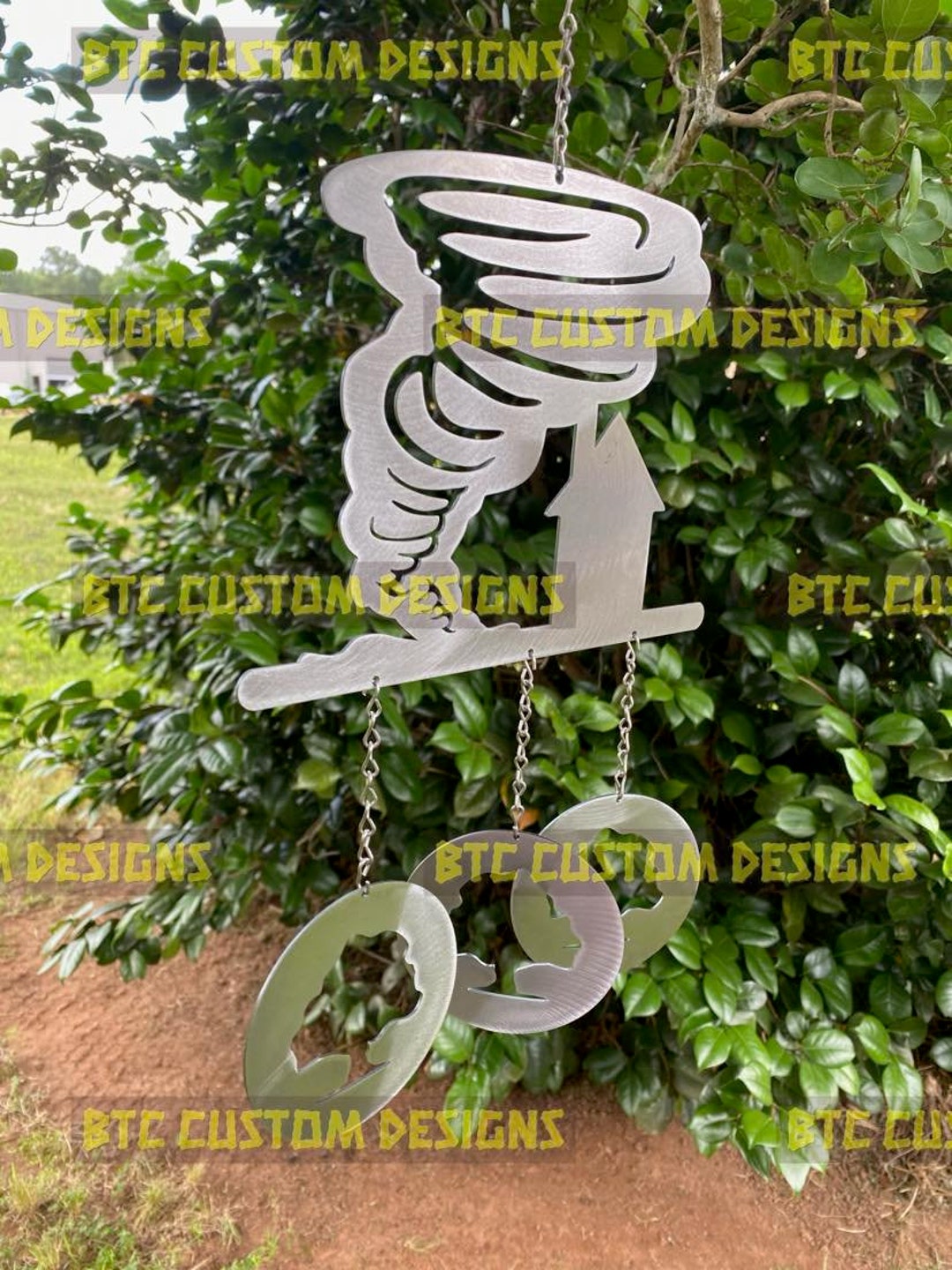 Tornado Chime, Tornado Wind Chime, Tornado Yard Art, Weather Wind Chime ...