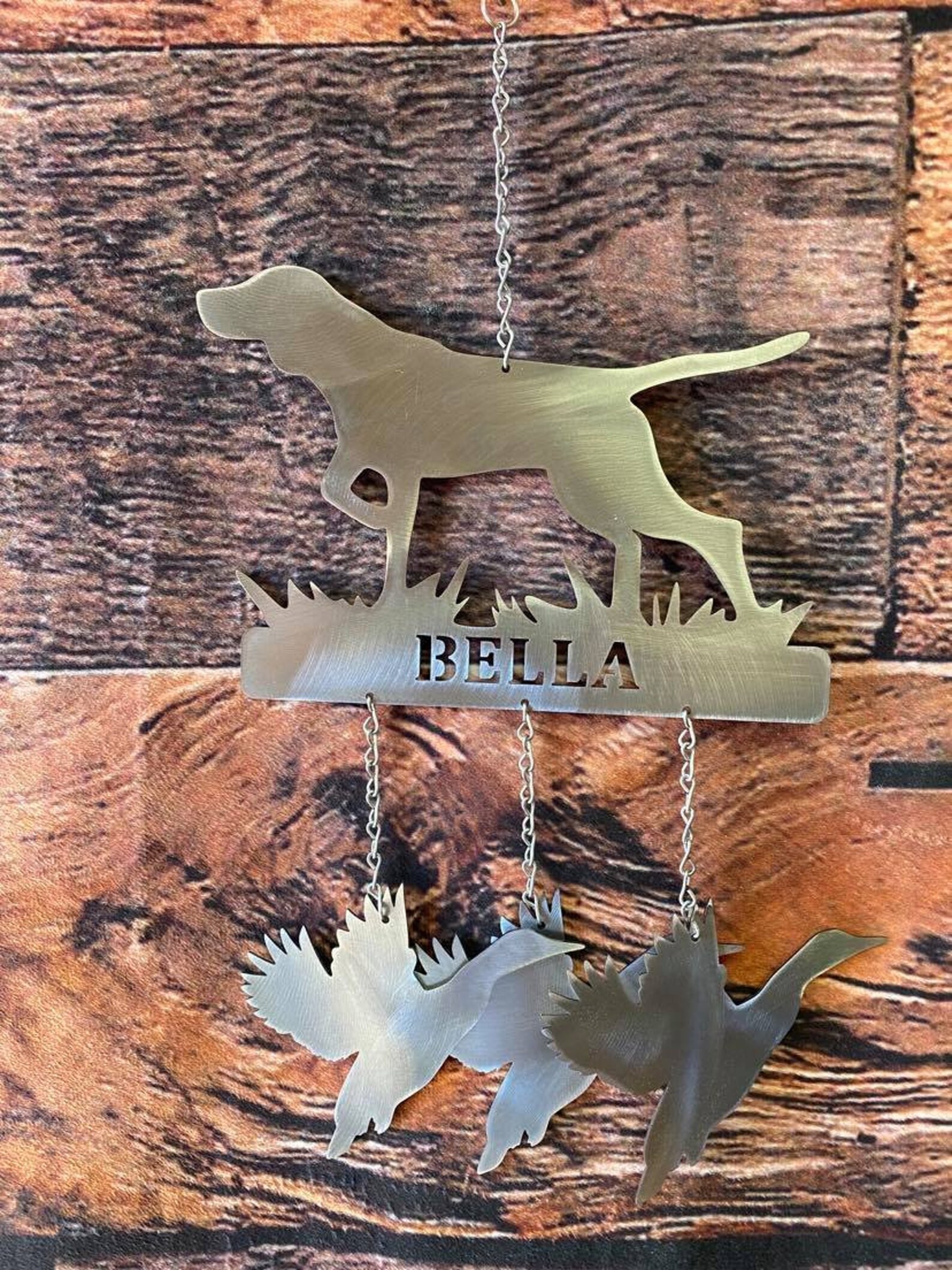 Bird Dog Wind Chime, Hunting Wind Chime, Hunting Gift, Bird Dog Gift - Etsy