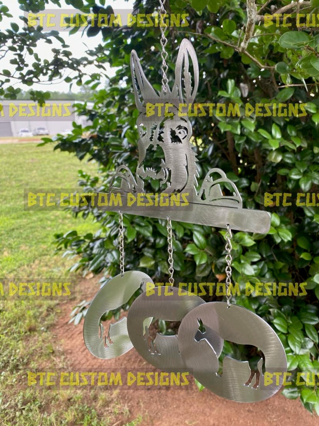 Donkey Chime, Donkey Wind Chime, Donkey Yard Art, Farm Animal Art ...
