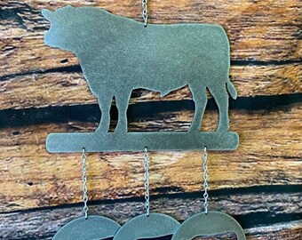 Cow Bell Wind Chimes - Etsy