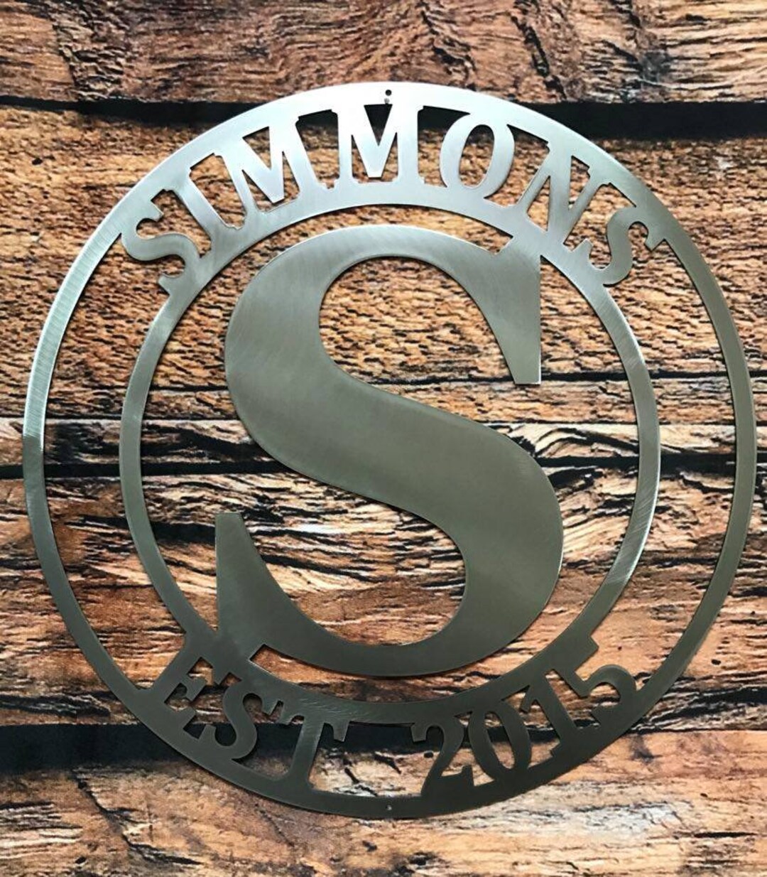 Circle Monogram, Personalized Circle Monogram, Vine Script Monogram ...