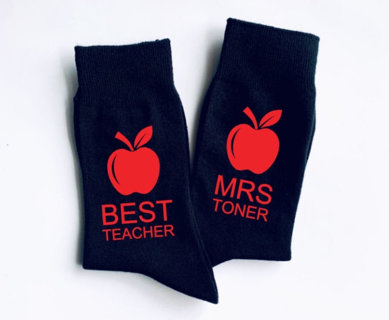 Teacher Gift Teacher Socks Teacher Present Gift for - Etsy UK