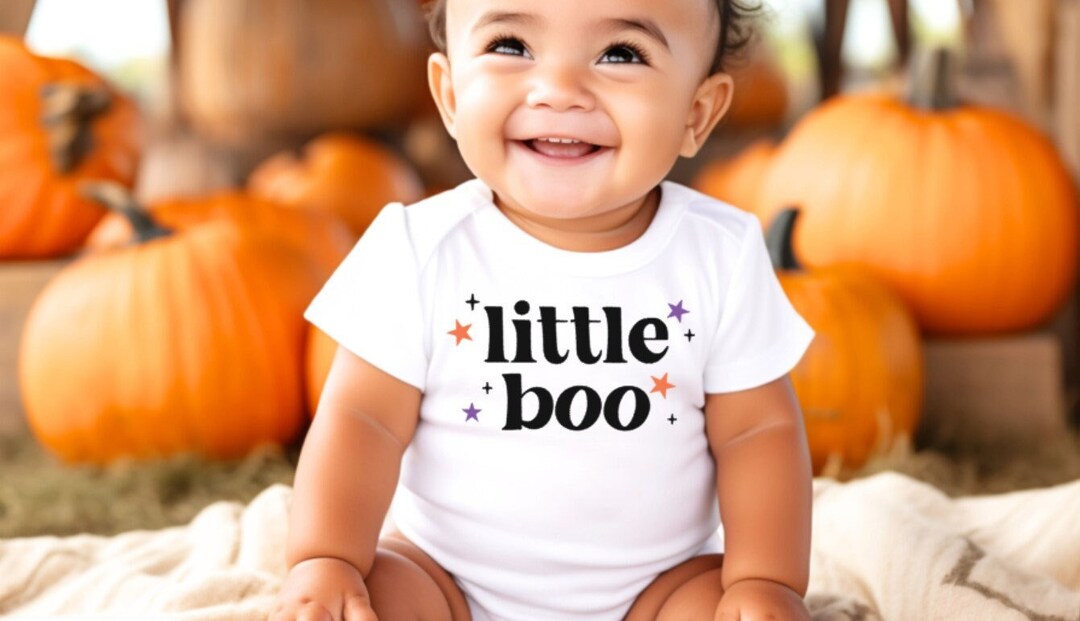 Little Boo Baby Vest, First Halloween, 1st Halloween, Halloween Gift ...