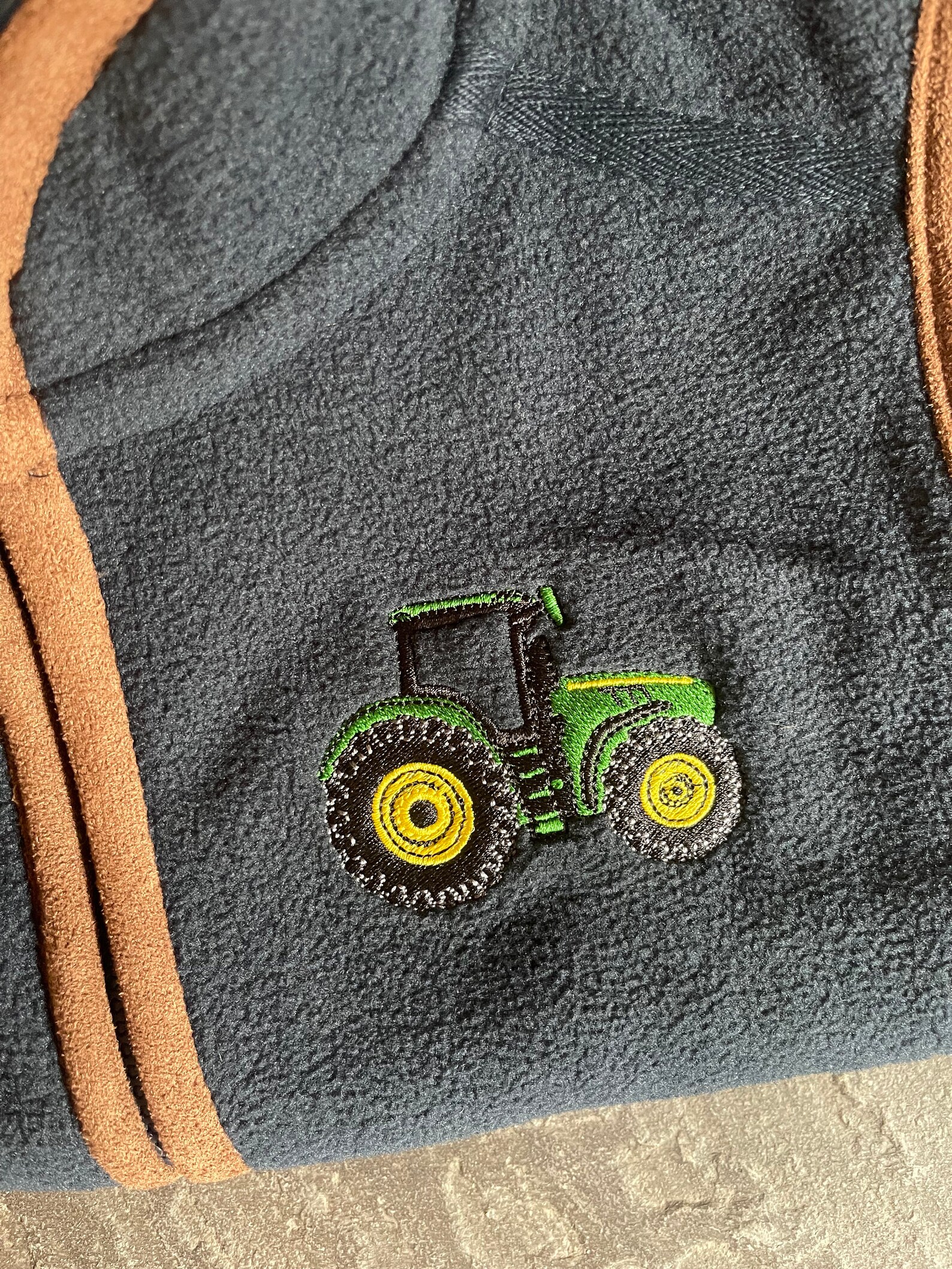 Personalised Childrens Fleece Gilet With Tractor Design - Etsy