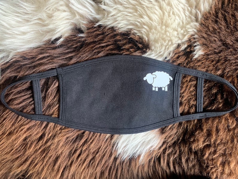 Sheep Face Mask Covering | Etsy