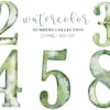 Watercolor Rainbow Alphabet Clipart, Alphabet PNG, Watercolor Separate ...