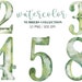 Watercolor Rainbow Alphabet Clipart, Alphabet PNG, Watercolor Separate ...