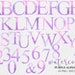 Watercolor Purple Alphabet Clipart Alphabet PNG Watercolor - Etsy