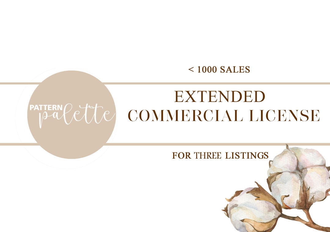 Extended Commercial Use License for THREE Listings, and Each 1 Set - up ...