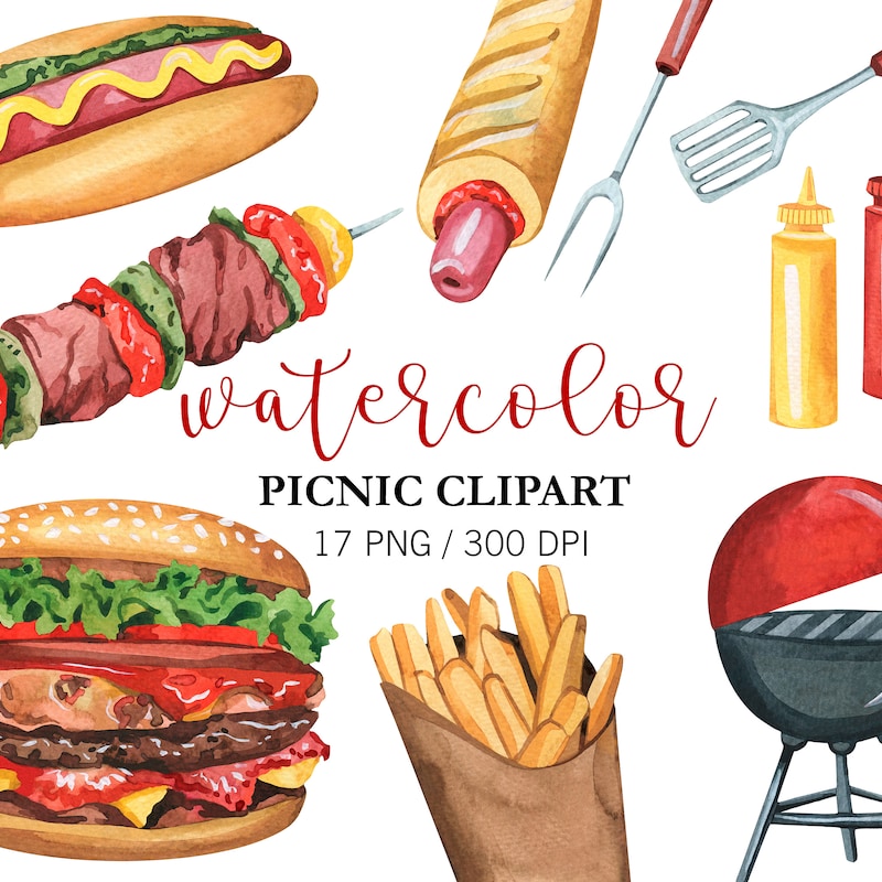 Bbq Clipart - Etsy