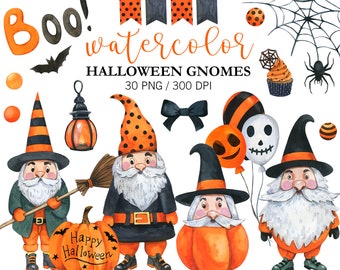 Halloween Gnome With Pumpkins PNG Gnome Sublimation Design - Etsy