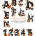 Watercolor Halloween Alphabet Clipart, Alphabet PNG, Halloween Decor ...