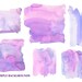 Watercolor Purple Alphabet Clipart Alphabet PNG Watercolor - Etsy