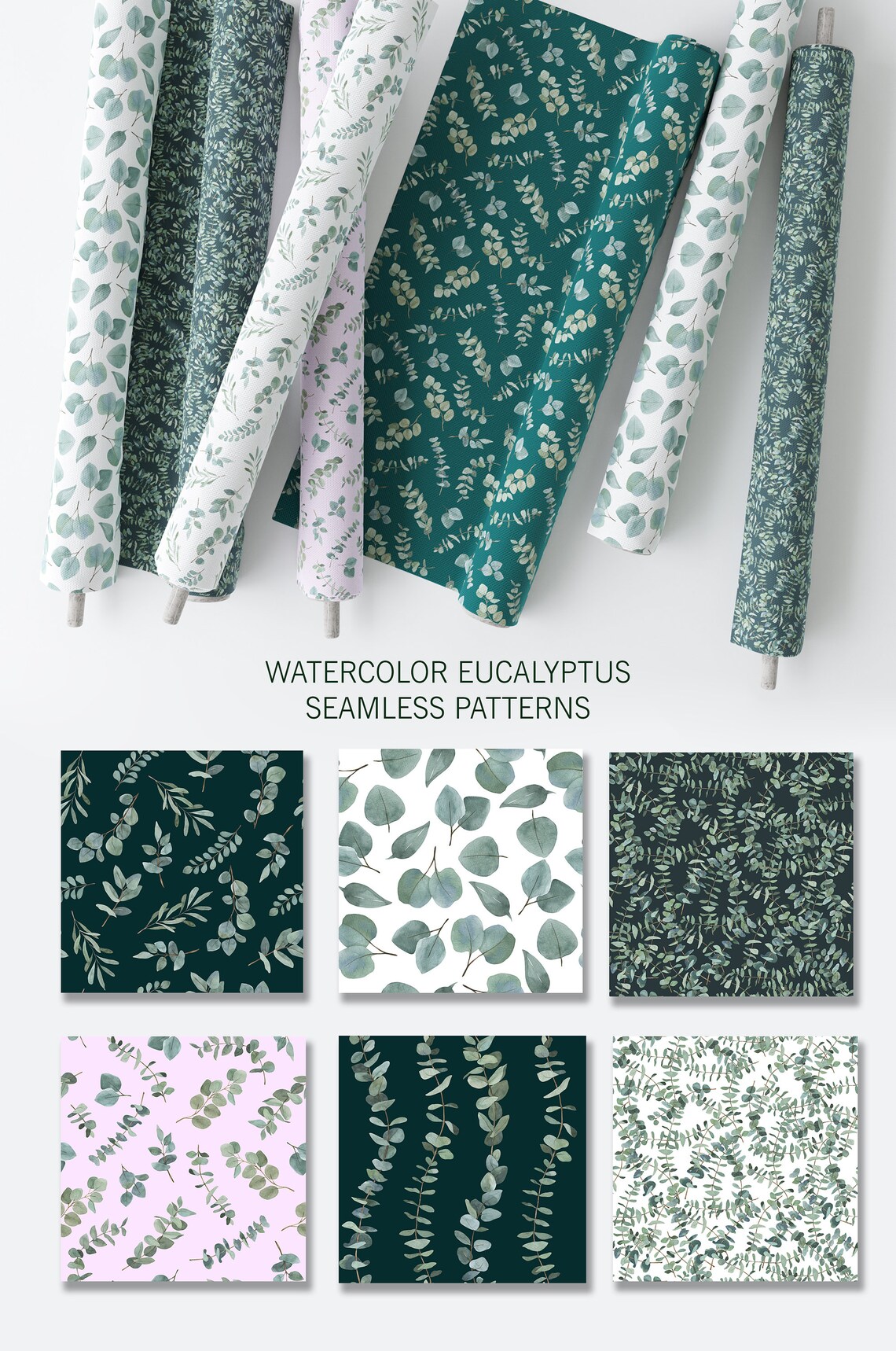 Watercolor Eucalyptus BUNDLE Eucalyptus Clipart for Wedding - Etsy