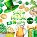 St. Patricks Day Clipart Watercolor Clipart PNG St | Etsy