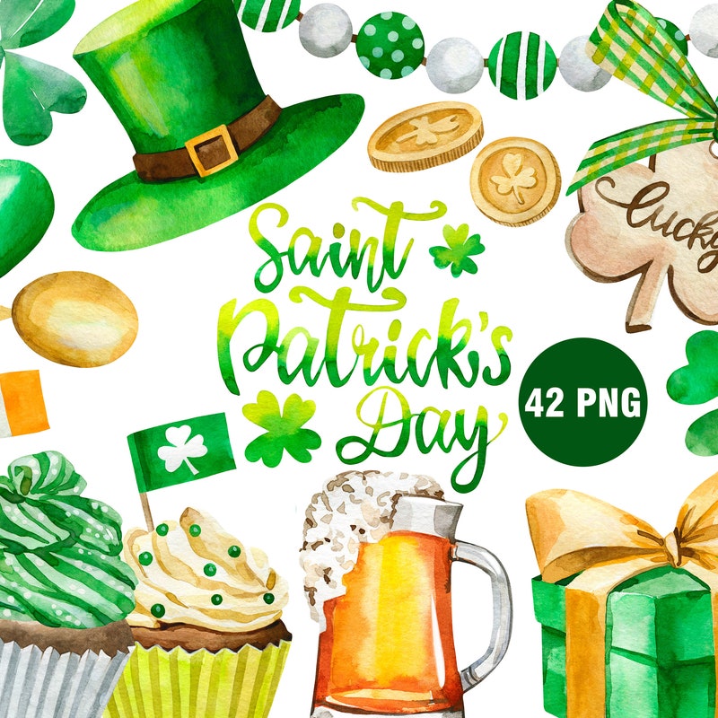 St Patricks Clip Art - Etsy