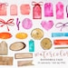 Watercolor Tag Clipart, Banner Clipart, Tag Clipart, Watercolor Labels ...