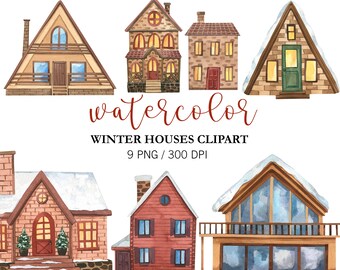 Winter Village Png Scandinavian Christmas Png Nordic Houses - Etsy Canada