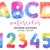 Watercolor Rainbow Alphabet Clipart, Alphabet PNG, Watercolor Separate ...